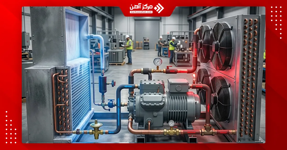 سیکل تبرید تراکمی چیست و چگونه کار می کند؟ - مرکزآهن
